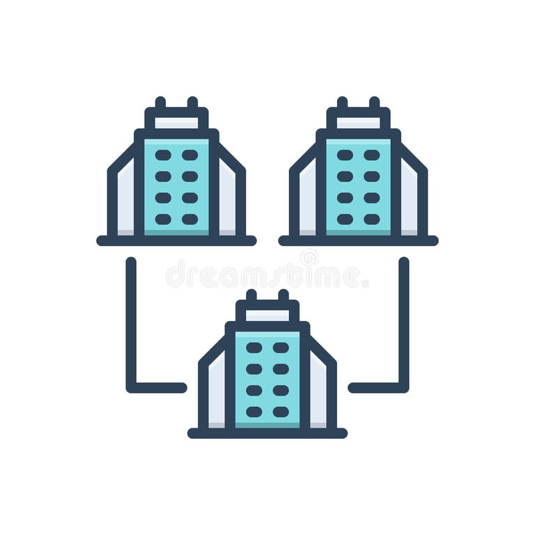Color Illustration Icon for Entities, Entity and Corporate Stock Vector ...