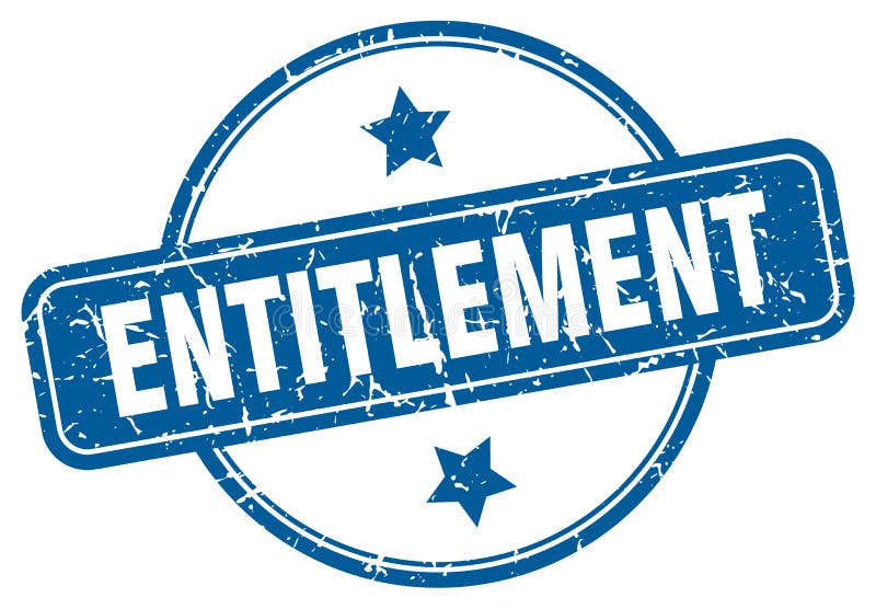 Entitlement seal. stamp stock vector. Illustration of circle - 120967026