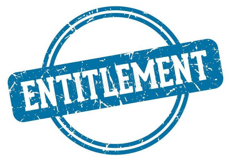Entitlement stamp stock illustration. Illustration of sign - 347741718