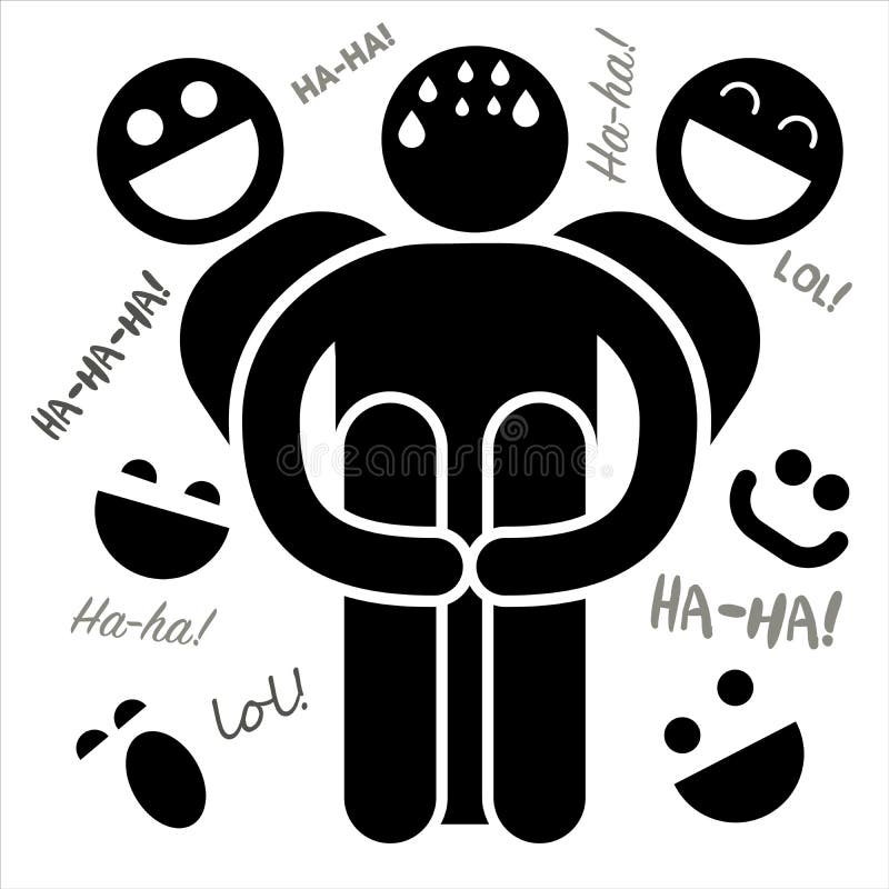 Entomophobia. Phobia Fear of Being Ridiculed Stock Vector ...