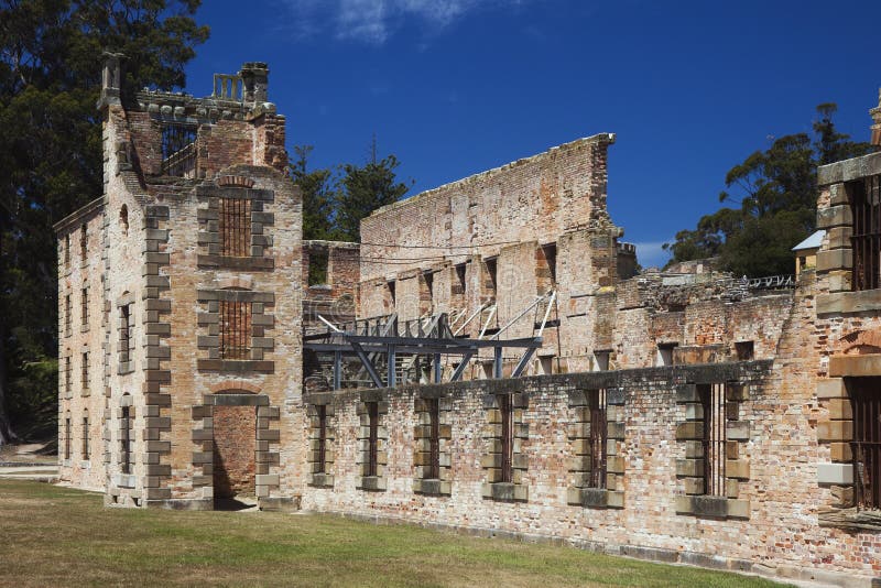 La prison - Port Arthur photographie éditorial. Image du tasman - 104514112