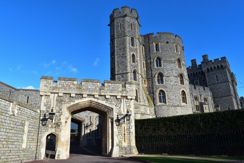 Castillo De Windsor, Londres, Reino Unido Foto de archivo - Imagen de ...