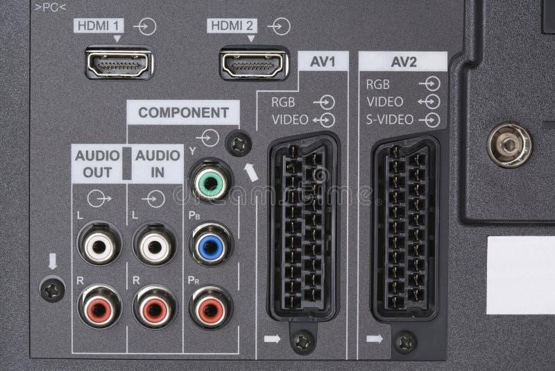 Entradas De Información Video Audios Imagen de archivo - Imagen de ...