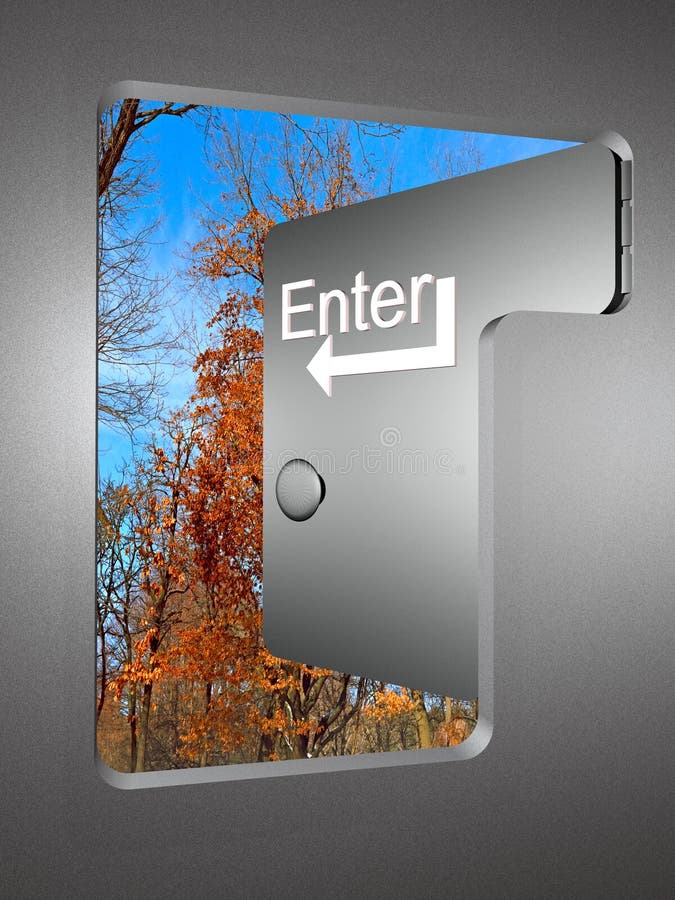 Entrance stock illustration. Illustration of data, communication - 16589839