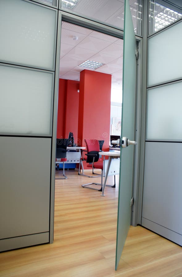 Office door stock photo. Image of glass, design, room - 6044836
