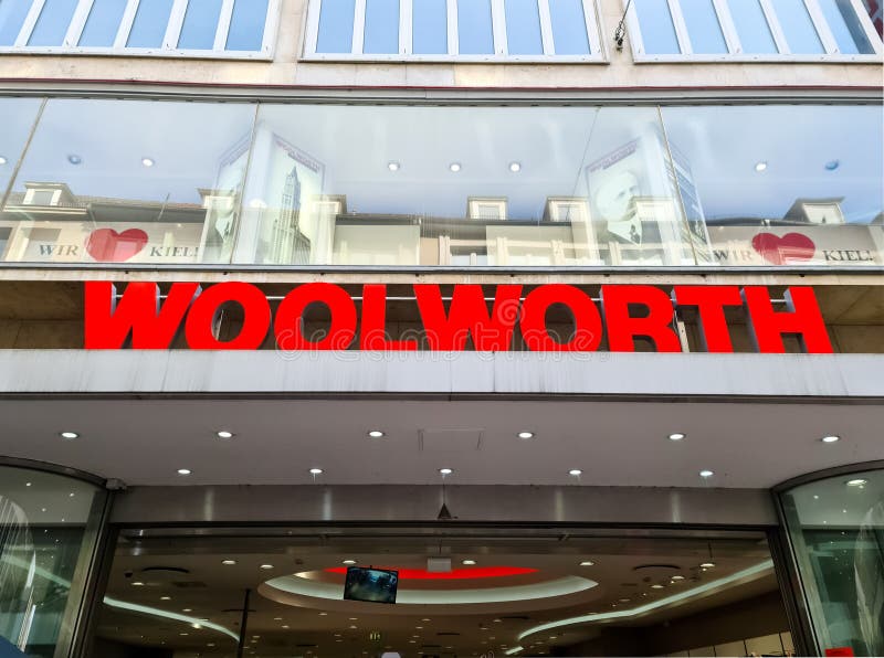 Woolworth Logo Sign Above the Entrance To Unley Shopping Centre ...