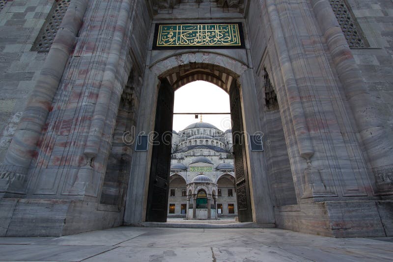 Inside the Blue Mosque stock photo. Image of muslimn - 91213558