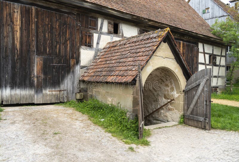 Entrance of a cellar stock photo. Image of stairway - 286623192
