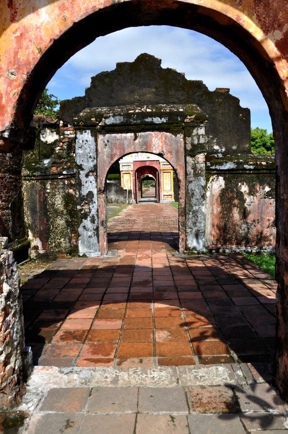 Entrance of Citadel stock photo. Image of asia, chinese - 28806310