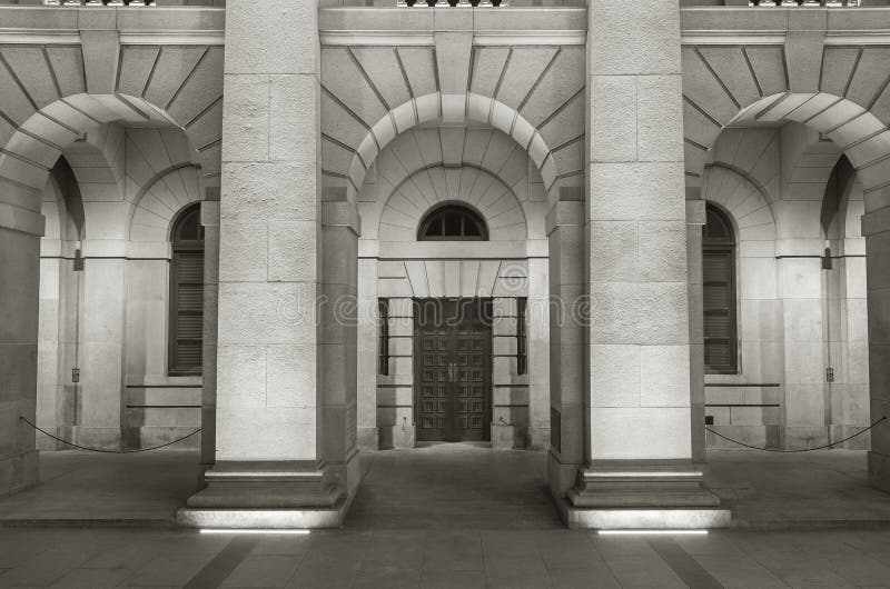 Classical exterior stock photo. Image of heritage, archway - 120840384