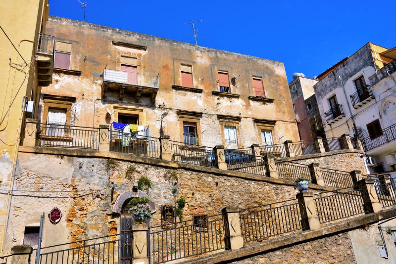 Sciacca sicily italy stock photo. Image of historic - 161893222