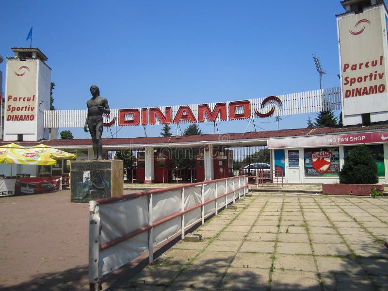 Entrance of Dinamo Bucharest Stadium, Romania Editorial Image - Image ...