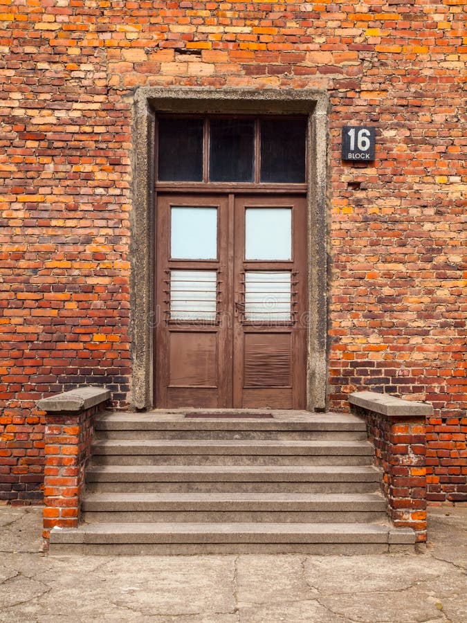 Entrance Door To the Brick Building Editorial Photography - Image of ...