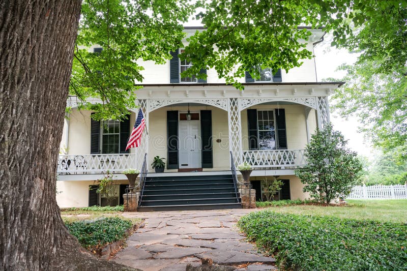 Entrance Door To the House, Path and Steps Leading To the House Stock ...