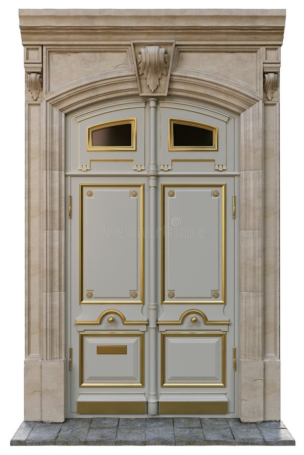 Entrance classical doors stock image. Image of city - 113250151