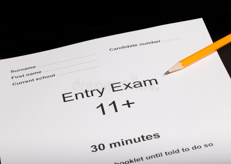 Grammar School Entrance Test Stock Photos - Free & Royalty-Free Stock ...