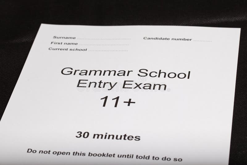 Entrance exam paper stock image. Image of exam, excellence - 42936939