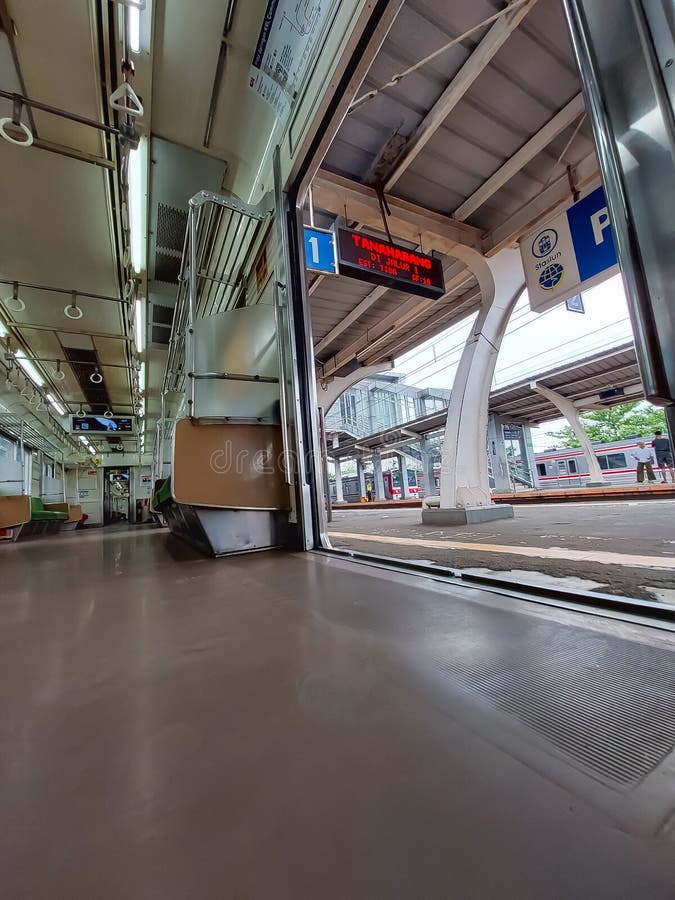 Entrance and Exit To the Commuterline Train Editorial Stock Photo - Image of vehicle, exit ...