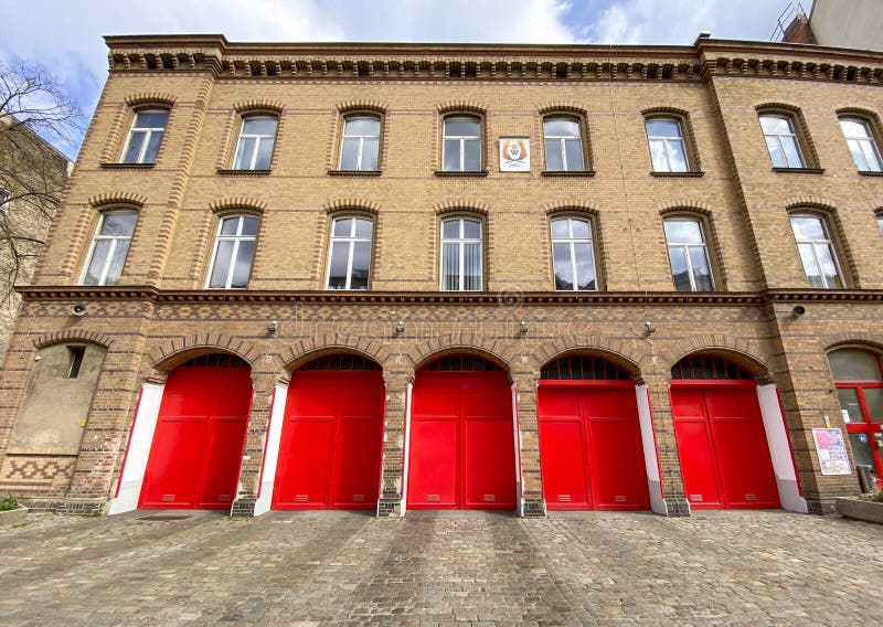 Entrance of a Fire Station in Berlin Editorial Photo - Image of berlin ...
