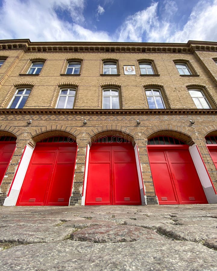 Entrance of a Fire Station in Berlin Editorial Photo - Image of ...