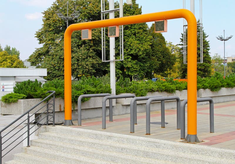 Entrance gate stock image. Image of ramp, point, gate - 98218305