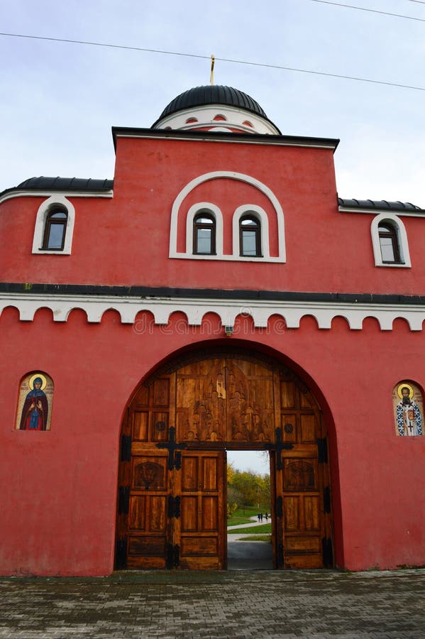 Entrance Gate To the Church Stock Photo - Image of wall, color: 114045472