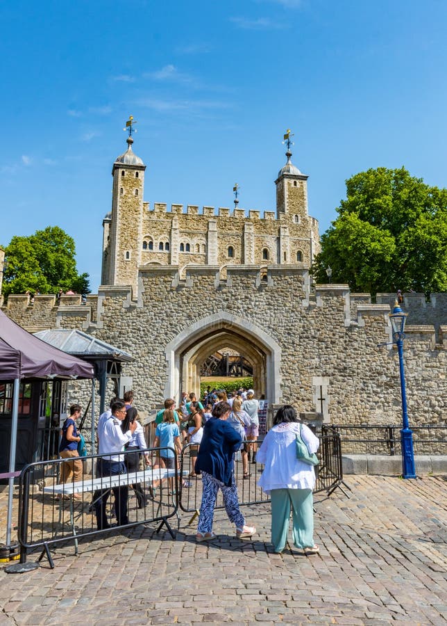 Entrance Gate at the Tower editorial stock photo. Image of vacation ...