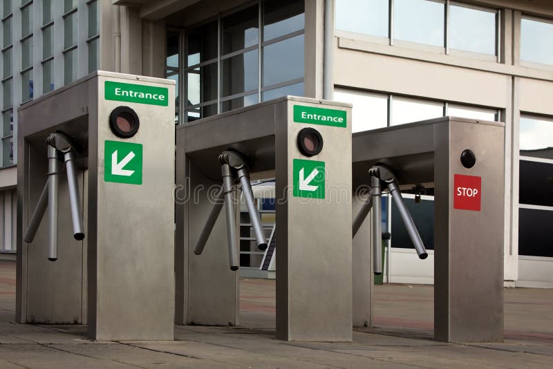 Entrance Gates stock photo. Image of passenger, high - 39750912