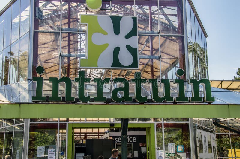 Entrance of the Intratuin Store at Amsterdam the Netherlands 2018 ...
