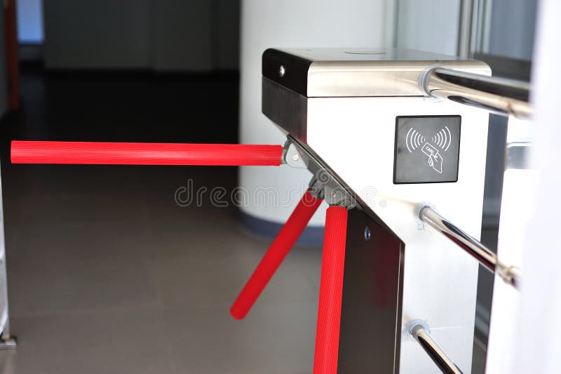 Entrance Machine in Soft Light Stock Image - Image of doors, exit: 55703321