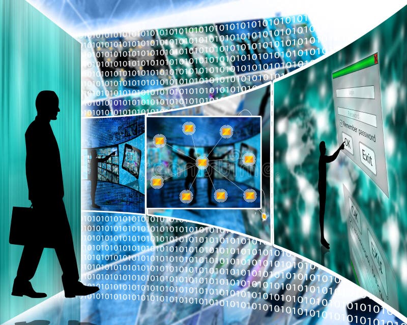 Entrance stock illustration. Illustration of broadcast - 50637710