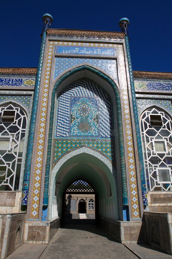 Entrance in mosque stock photo. Image of built, asia, islam - 3095278