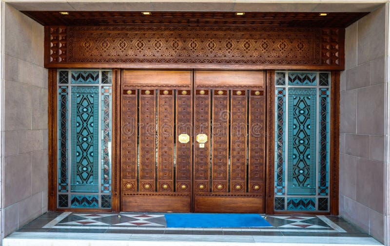 Entrance in mosque stock photo. Image of built, asia, islam - 3095278