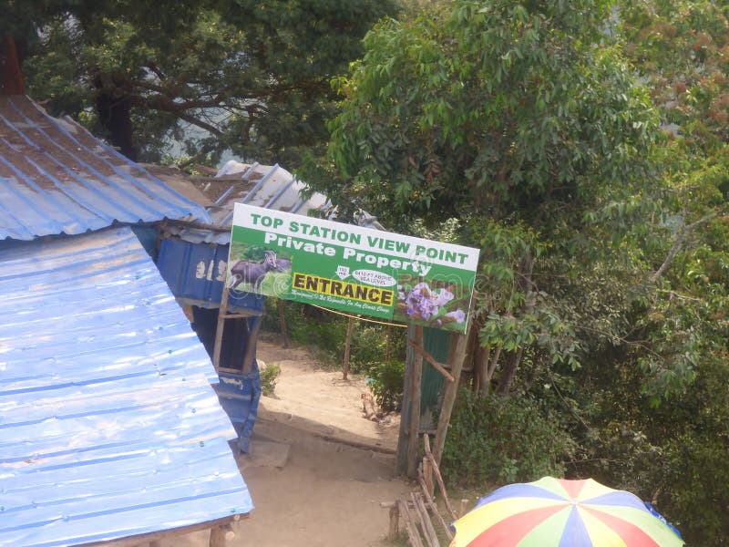 Entrance of Munnar Top Hill Station View Point Stock Image - Image of ...