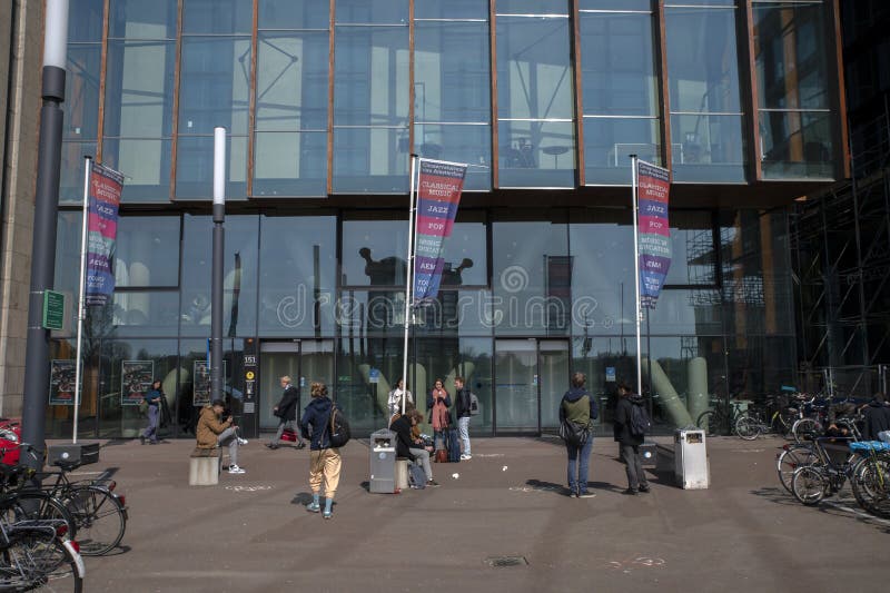 Entrance of the OBA Oosterdok Library at Amsterdam the Netherlands 11-4 ...