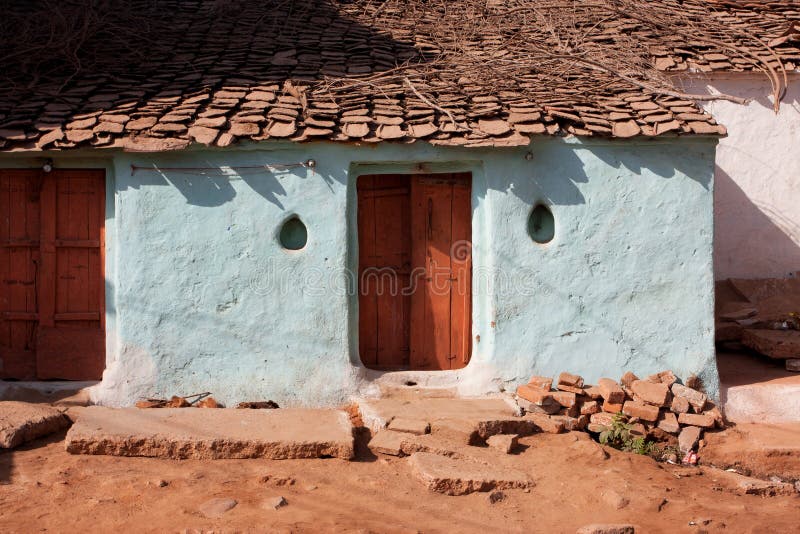 Entrance of the Old Village House Stock Image - Image of home, asia ...