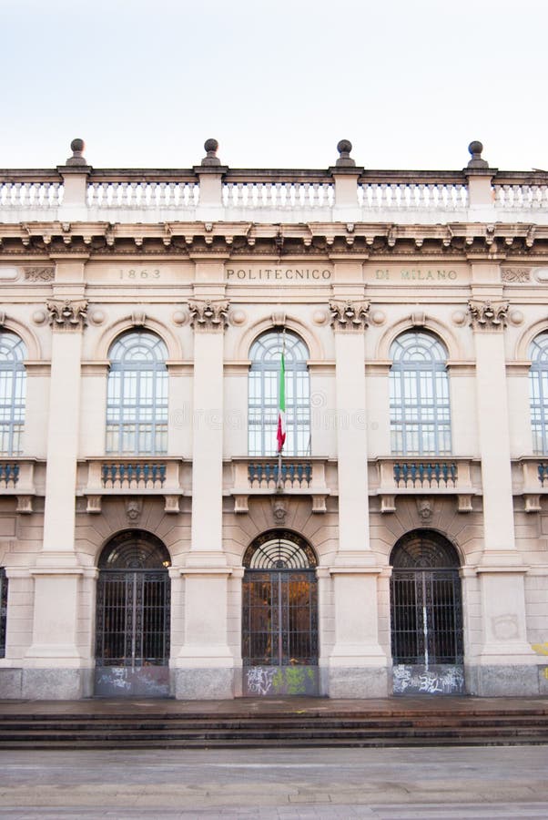 The Polytechnic University of Milan in Italy Editorial Image - Image of ...