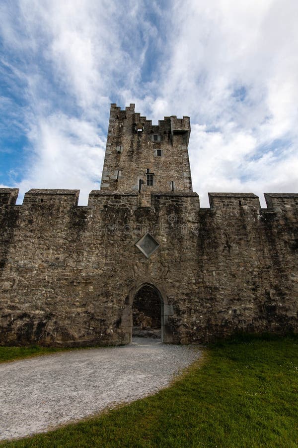Entrance of Ross Castle stock image. Image of battle - 79112435