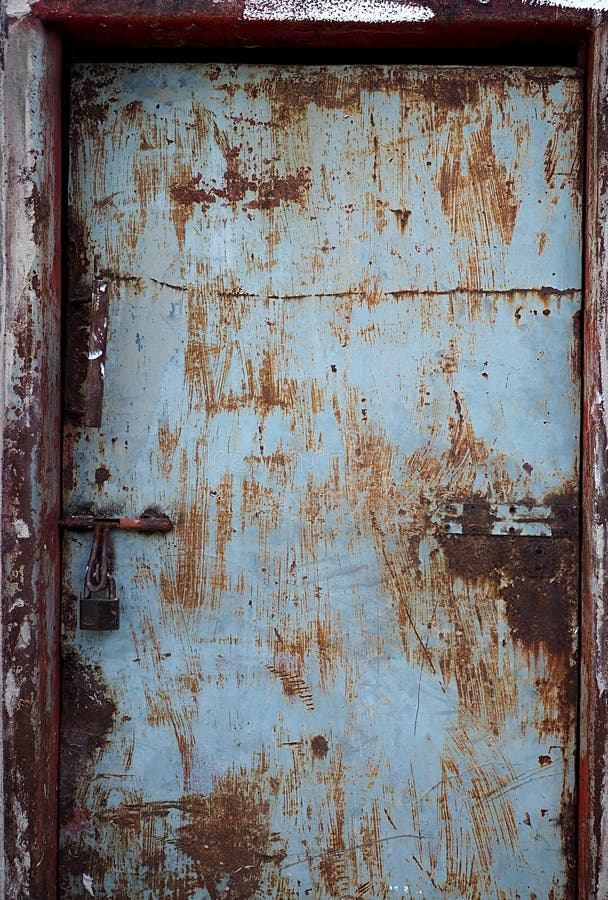 An Entrance rust stock photo. Image of artificial, grungy - 94846684