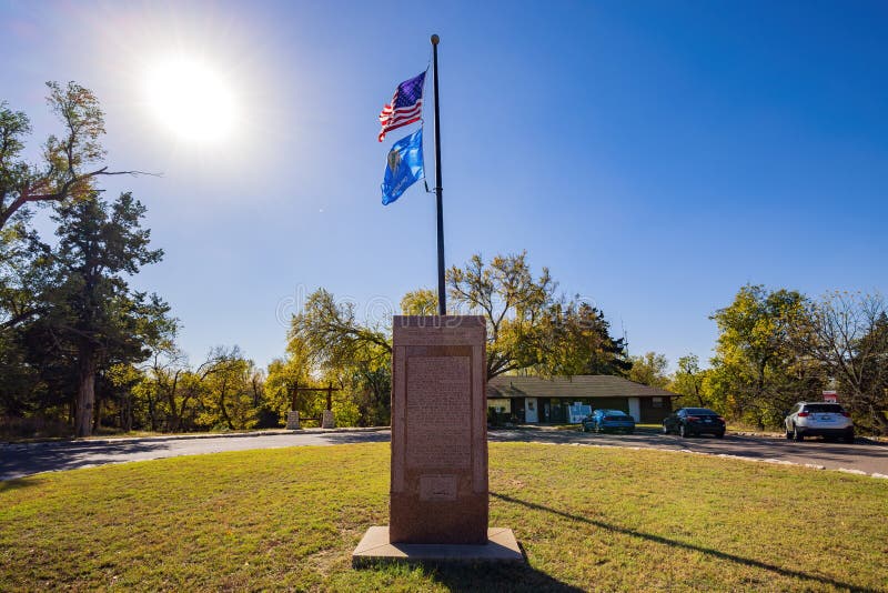 Entrance Sign of the Boiling Springs State Park Stock Photo - Image of ...