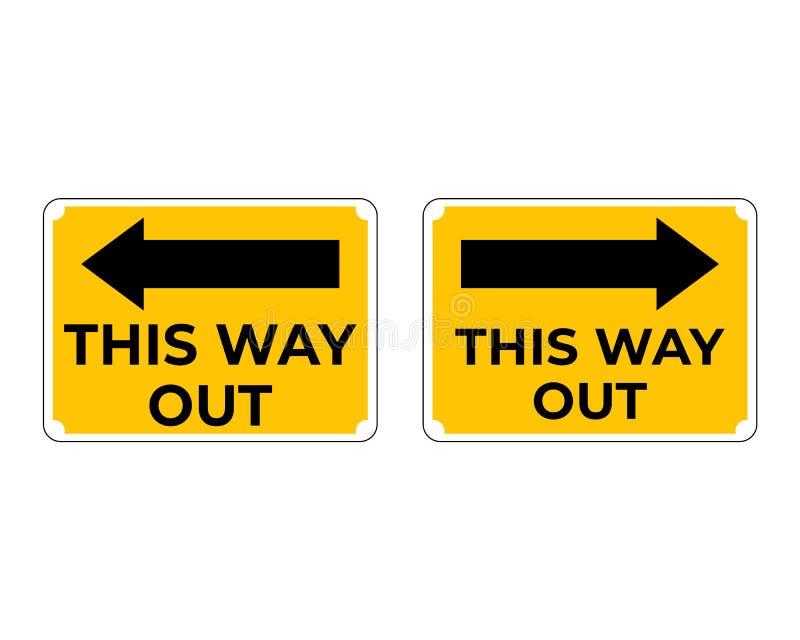 Entrance Sign Vector, Easy To Use and Print Design Templates. Stock ...