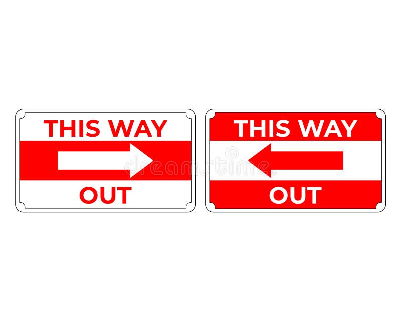 Entrance Sign Vector, Easy To Use and Print Design Templates. Stock ...