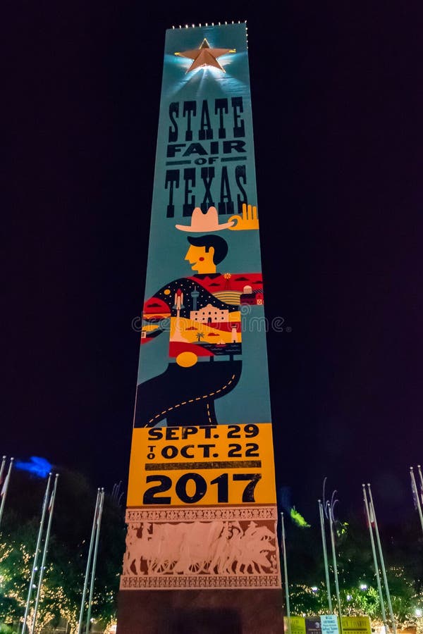 Entrance at State Fair of Texas 2017 Editorial Stock Image - Image of ...