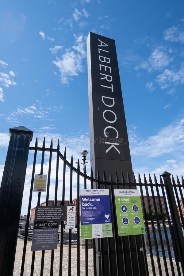 Entrance To the Albert Dock Complex Liverpool July 2020 Editorial Photo ...