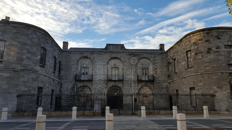 Entrance To an Ancient Irish Prison Stock Image - Image of walls ...