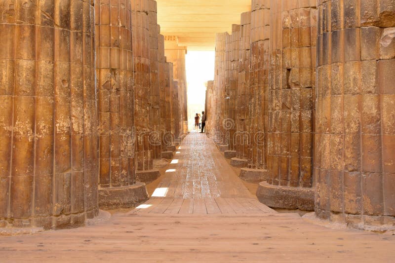 Entrance To the Ancient Necropolis and Pyramids Complex in Sakkara ...