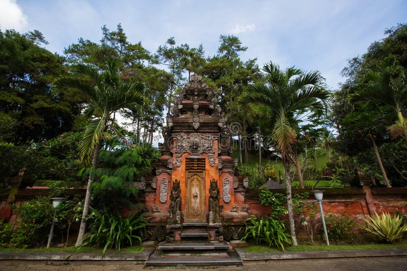 Entrance To Bali Hindu Temples Stock Image - Image of landmark, asia ...