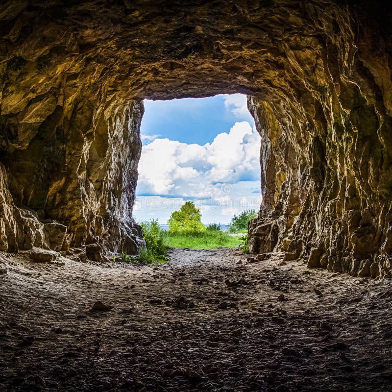 Entrance to the cave stock image. Image of travel, limestone - 59016393