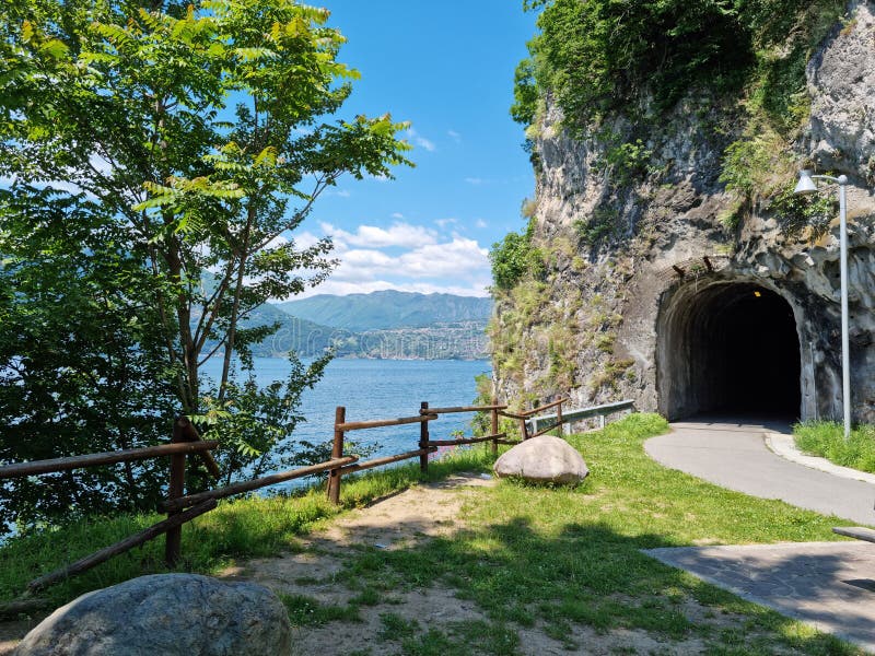 Entrance to the cave stock image. Image of cave, italy - 221752009