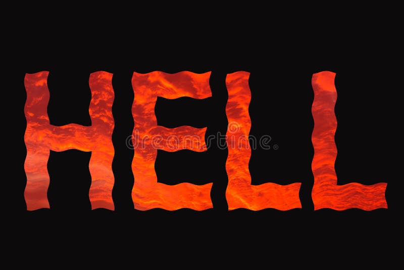 Entrance in to the hell stock illustration. Illustration of underworld ...